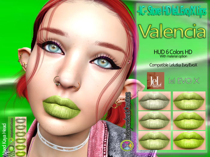 Second Life Marketplace Ic Store Hd Lel Evo Evox Lips Valencia 0988